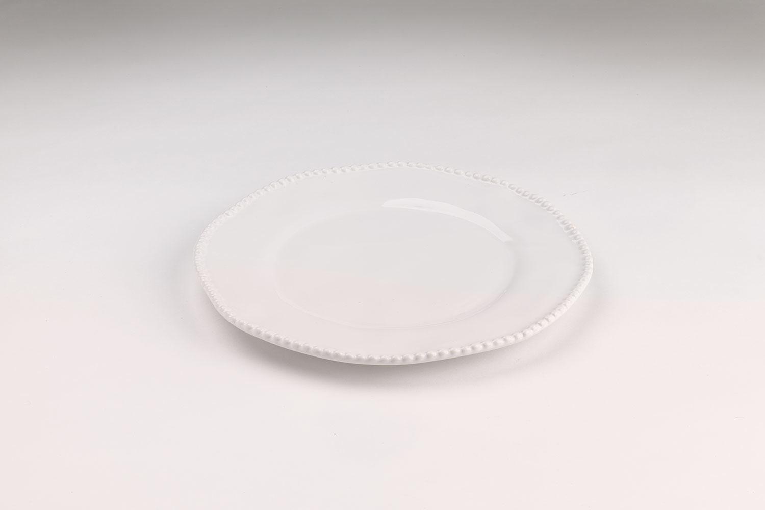 Bead Edge Dinner Plate - No longer current