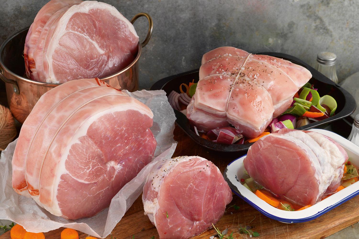 British Gammon Selection - Uncooked Cured Meats