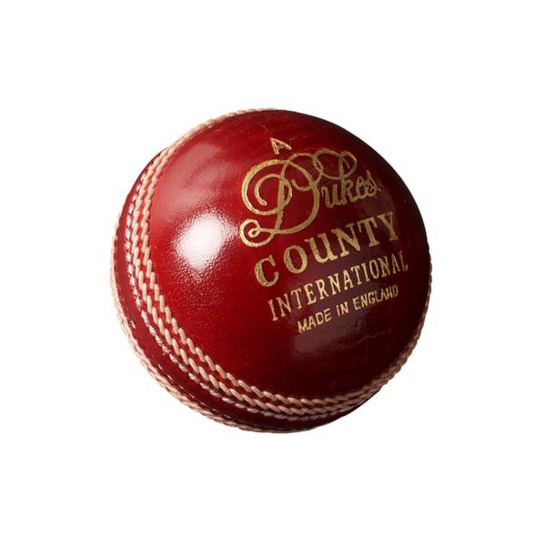 Dukes County International A Cricket Ball 156g RED - CRICKET BALLS