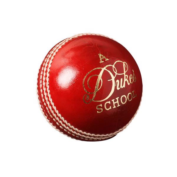 Dukes School A Cricket Ball RED JUNIOR - CRICKET BALLS