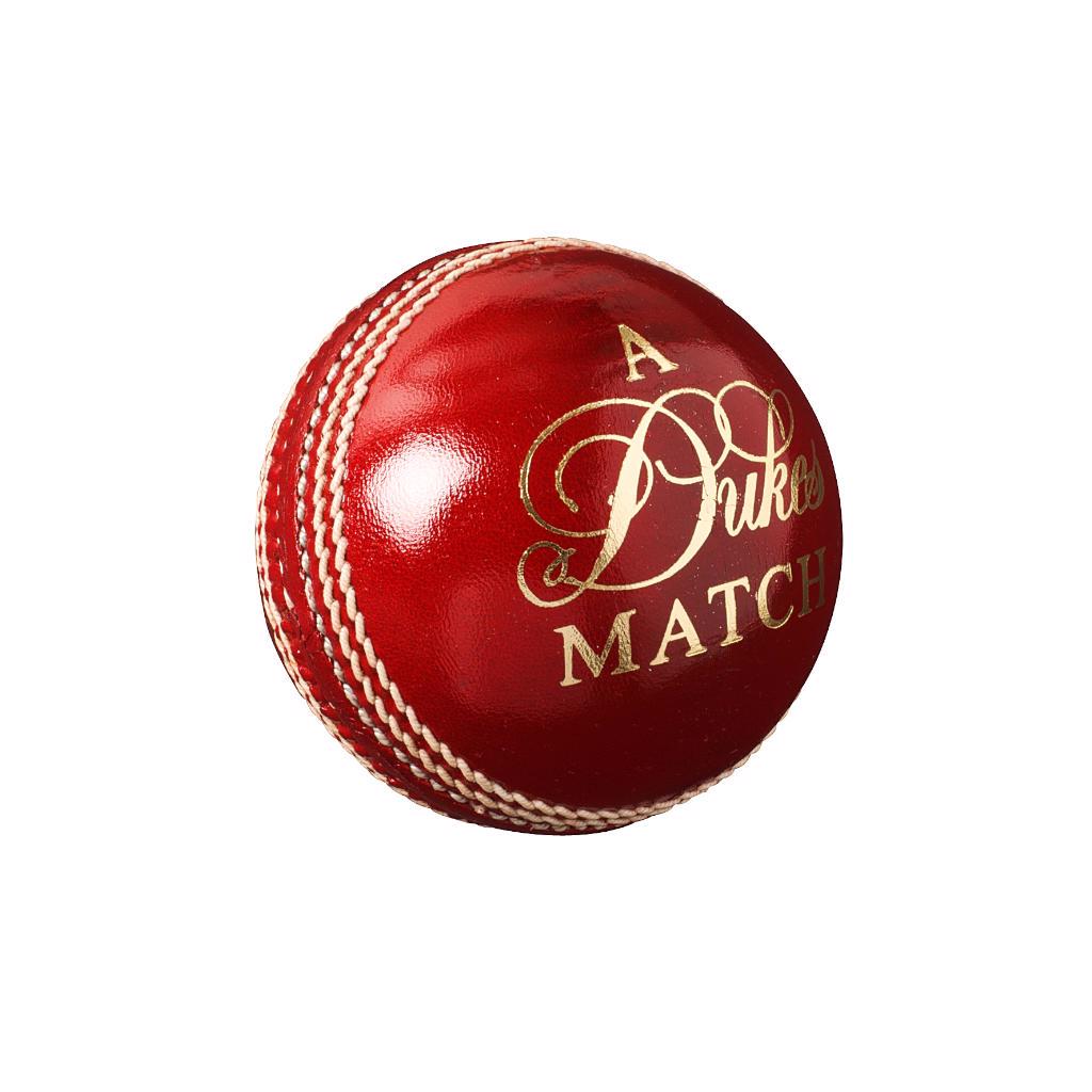 Dukes Match A Cricket Ball 156g RED - CRICKET BALLS