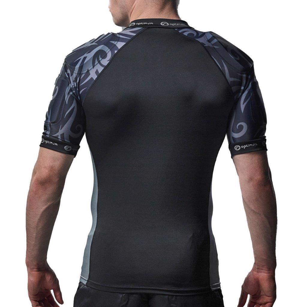 Optimum Razor Rugby Body Armour BLACK/SILVER - RUGBY BODY PROTECTION